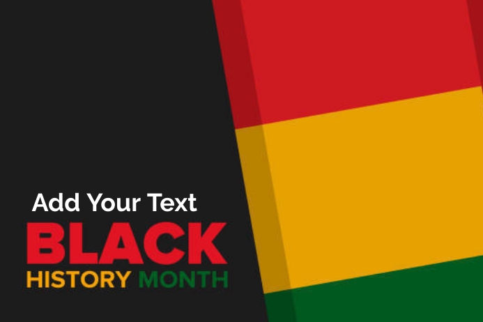 Black History Month & MLK day template design | PosterMyWall