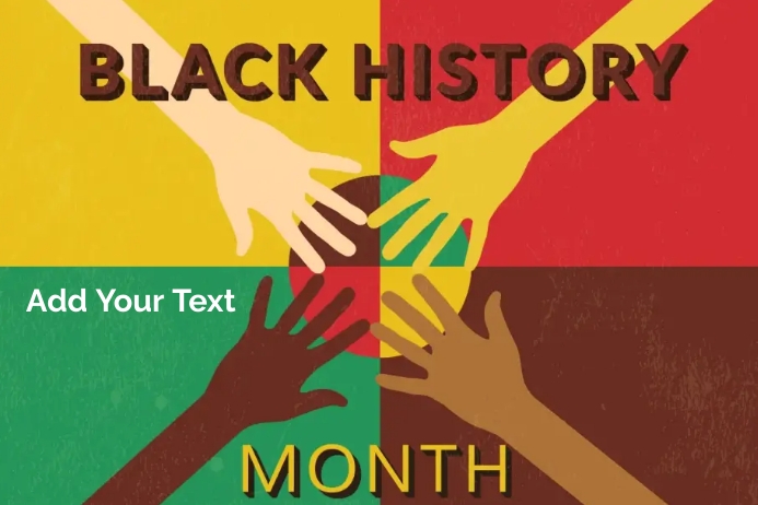 Black History Month & MLK day template design | PosterMyWall