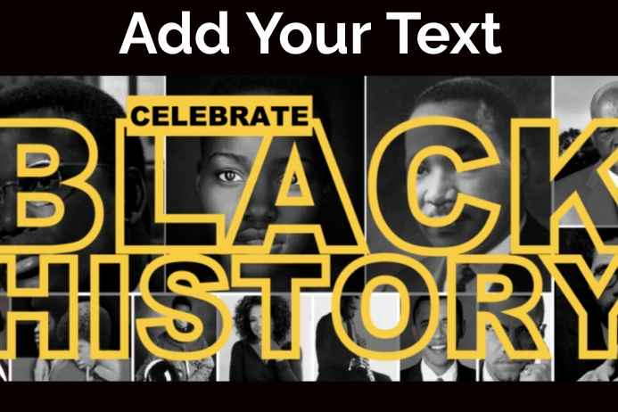 El Mes de La Historia Negra Y el Folleto de Diseño de La Plantilla Del ...