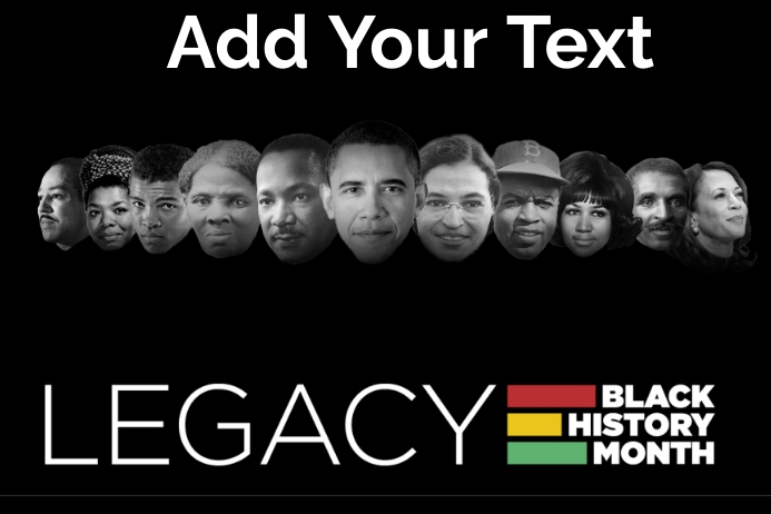 Black History Month & MLK day template design | PosterMyWall