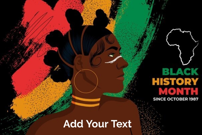 Black History Month & MLK day template design | PosterMyWall