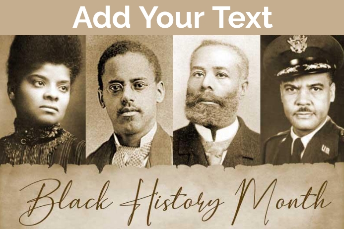 Black History Month & MLK day template design | PosterMyWall