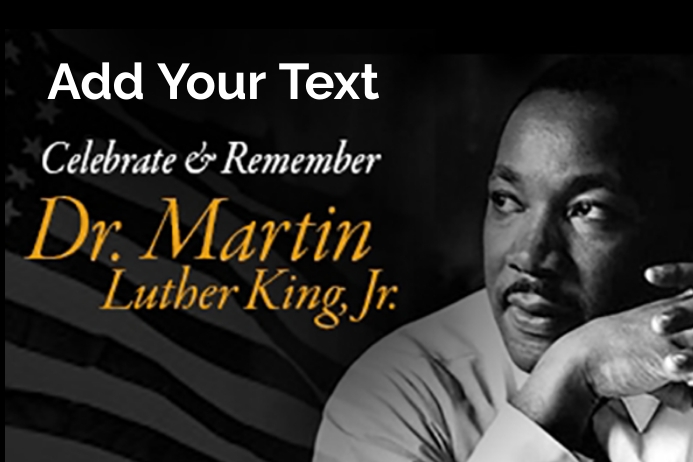 Black History Month & MLK day template design | PosterMyWall