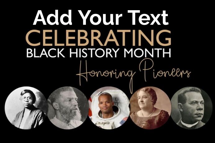 Black History Month & MLK day template design | PosterMyWall