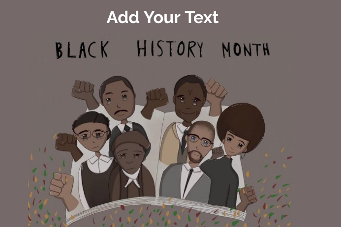 Black History Month & MLK day template design | PosterMyWall