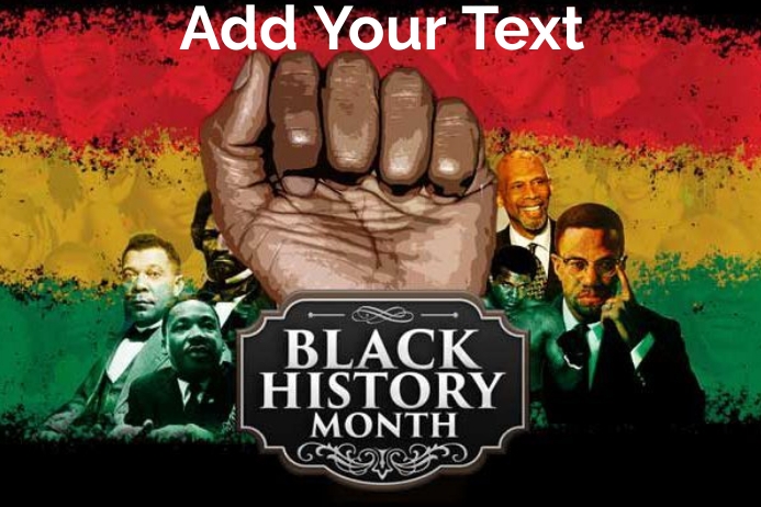 Black History Month & MLK day template design | PosterMyWall