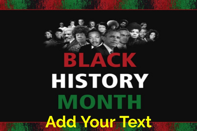 Black History Month & MLK day template design | PosterMyWall
