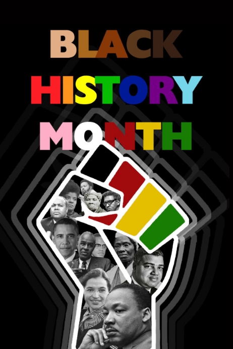 Black History Month & MLK day template design | PosterMyWall