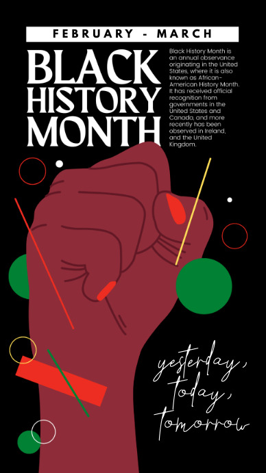 Black History Month 2023 Template | PosterMyWall