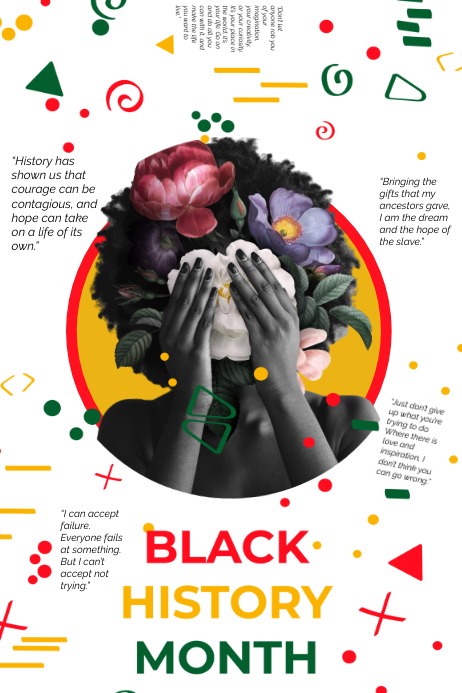 Black History Month 23 Template | PosterMyWall