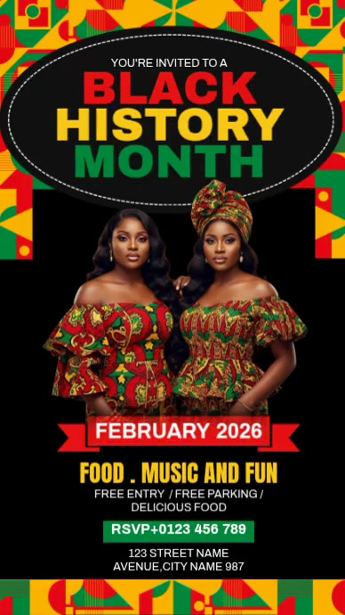 Black History Month Ads Template | PosterMyWall