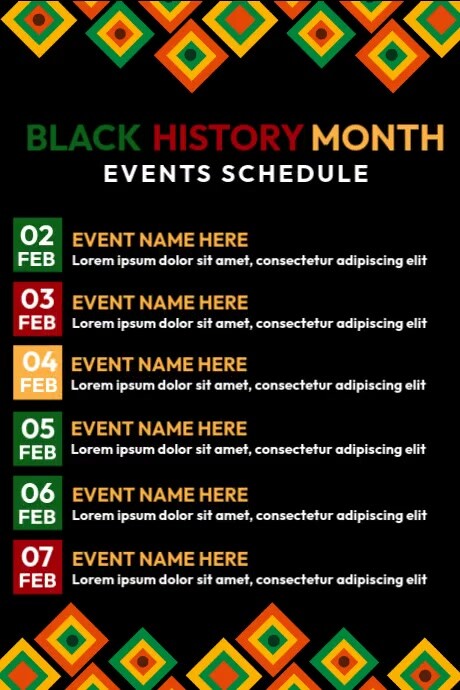 Black History Month Ads Template | PosterMyWall