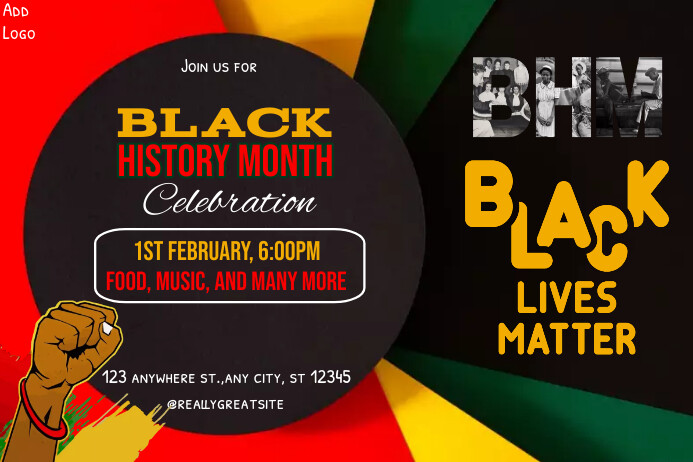 black history month celebration invitation Template | PosterMyWall