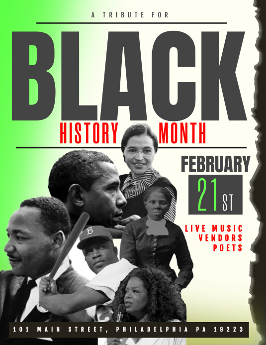 Plantilla de Black History Month | PosterMyWall