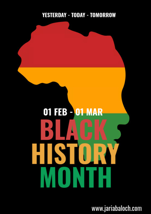 Plantilla de Black History month | PosterMyWall