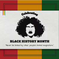 Black History Month Instagram Template | PosterMyWall