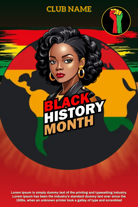 Plantilla de Black history month | PosterMyWall
