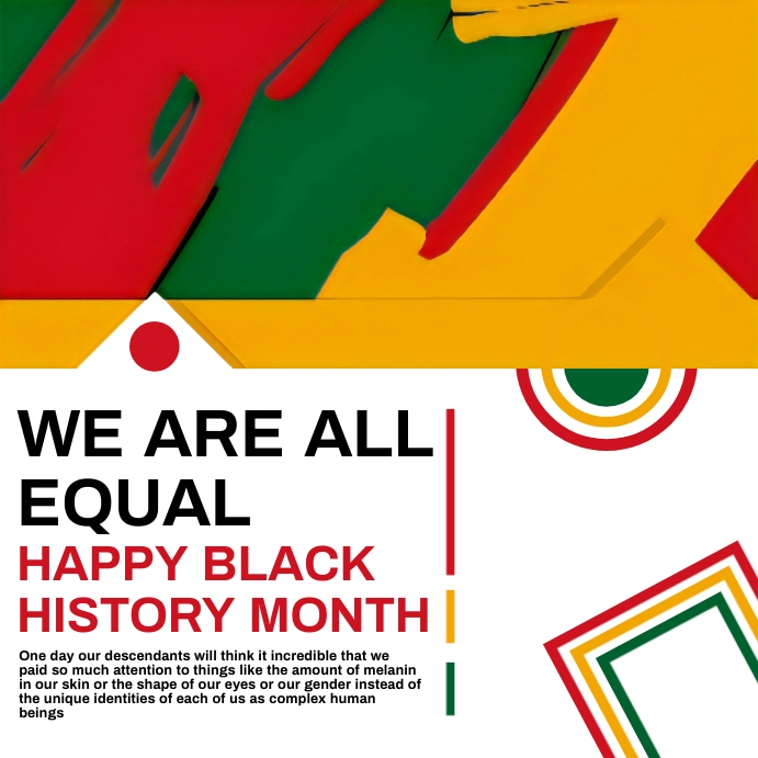 Plantilla de Del Mes de La Historia Negra | PosterMyWall