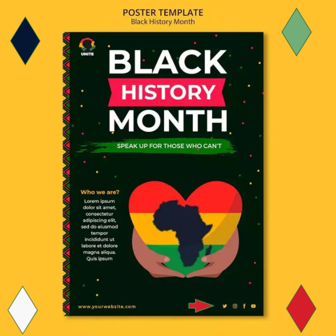 Plantilla de Black history month | PosterMyWall