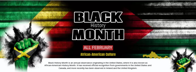 Black History Month Facebook Cover Template | PosterMyWall