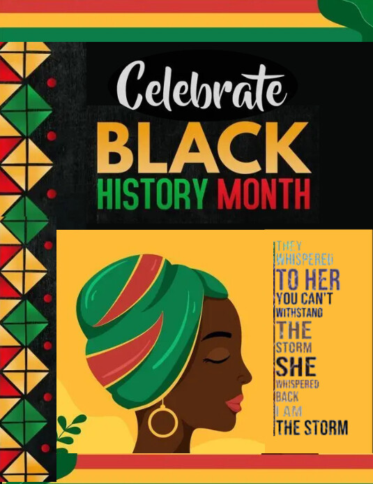 BLACK HISTORY MONTH FLYER DESIGN Template | PosterMyWall