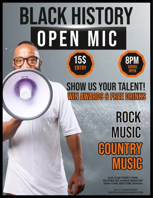 Black History Month Flyer Template | PosterMyWall