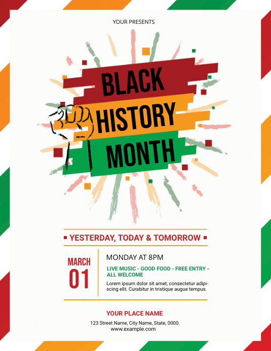 Black History Month Flyer Template | PosterMyWall