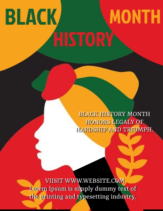 BLACK HISTORY MONTH FLYER DESIGN Template | PosterMyWall