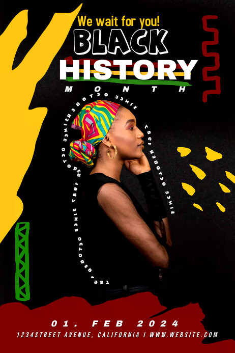 Black History Month Flyer Templates Black History Month Flyer