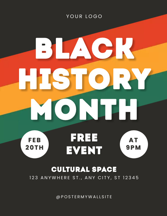 Black History Month Flyer Templat | PosterMyWall