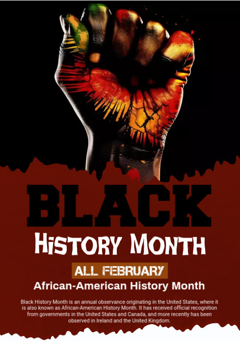 Black History Month Flyer Template | PosterMyWall