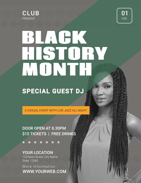 black history month flyer Templat | PosterMyWall