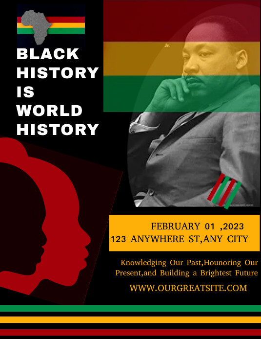 BLACK HISTORY MONTH FLYER DESIGN Template | PosterMyWall