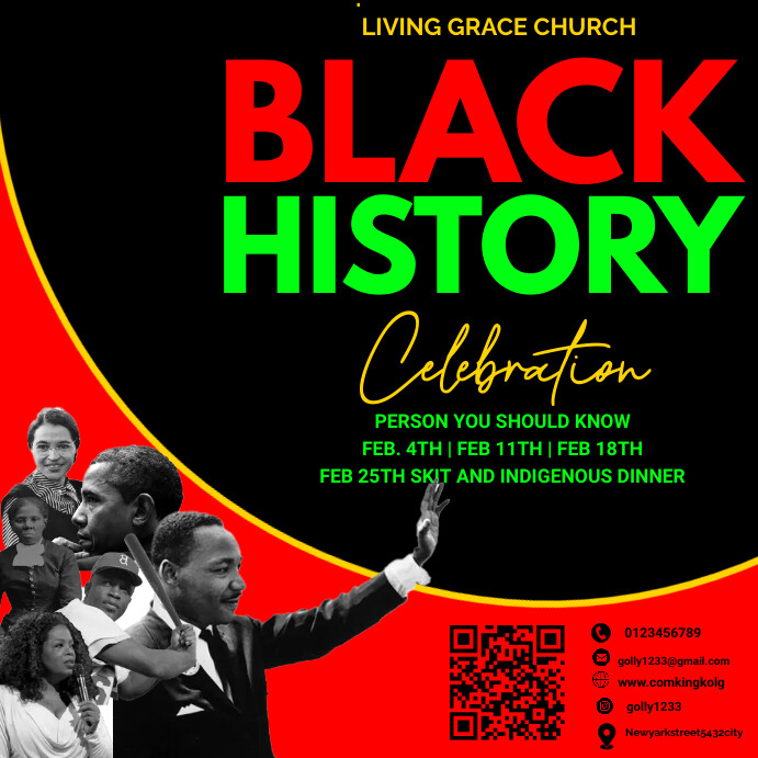 black history month flyers Template | PosterMyWall