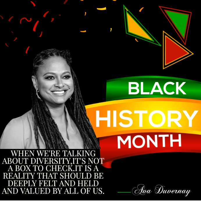 black history month greeting poster Template | PosterMyWall