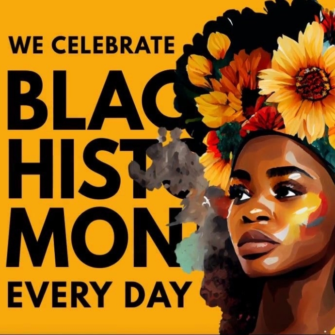 Black history month instagram post Template | PosterMyWall