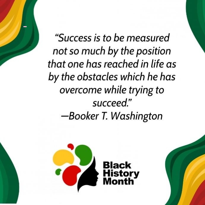 Black history month instagram post Template | PosterMyWall