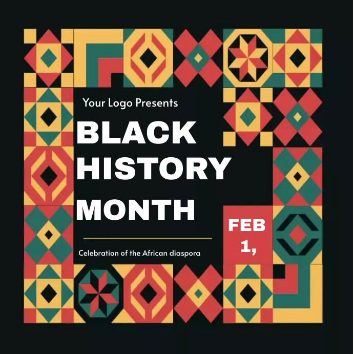 Black History Month Instagram post Template | PosterMyWall