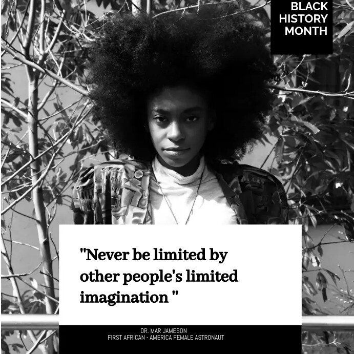 Black history month Instagram post Template | PosterMyWall