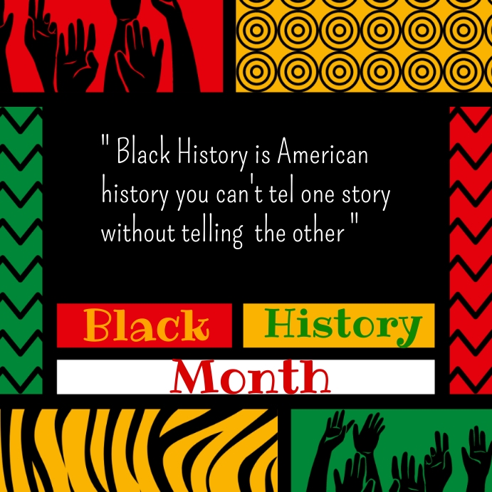 Black History Month Instagram Post. Template | PosterMyWall