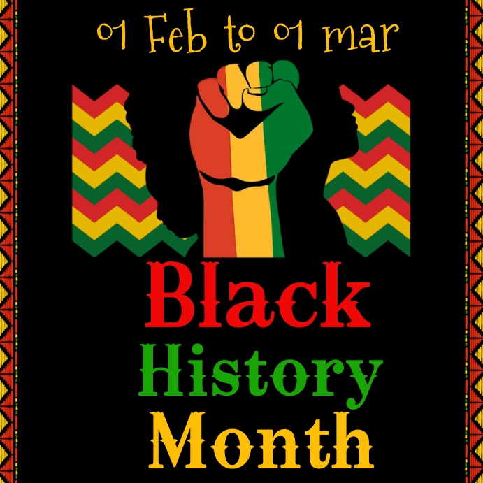 Modèle La Publication Instagram Du Mois de L'histoire Des Noirs ...