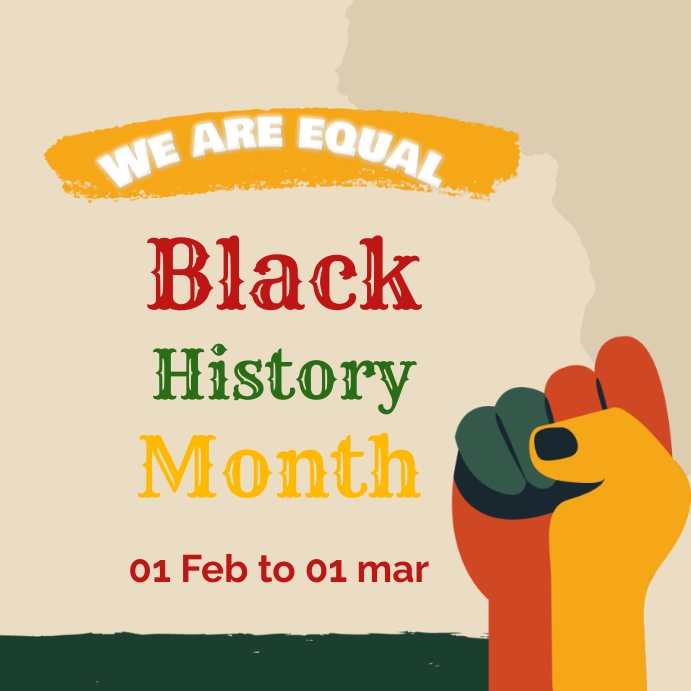 Black History Month Instagram Post. Template | PosterMyWall
