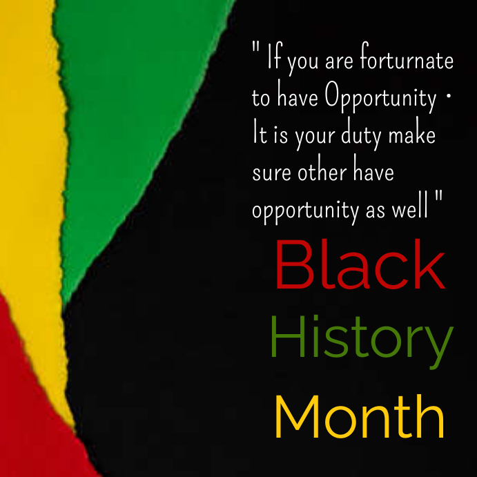 Plantilla de Black History Month Instagram Post. | PosterMyWall