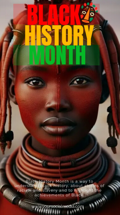 Black History Month instagram story Template | PosterMyWall