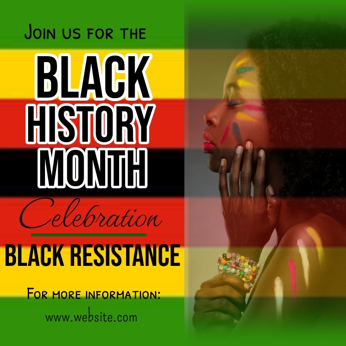black history month instagram template (1) | PosterMyWall
