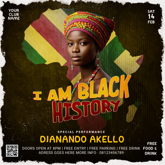 Black History Month Instagram Template | PosterMyWall