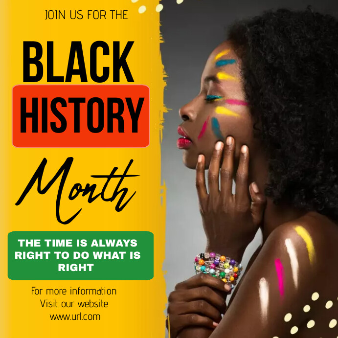 Black history month Instagram template | PosterMyWall