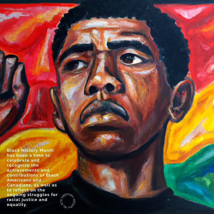 Black History Month oil painting Template | PosterMyWall