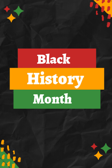 Black History Month poster 2025 Template | PosterMyWall