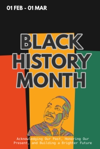 Black History Month Poster Template | PosterMyWall